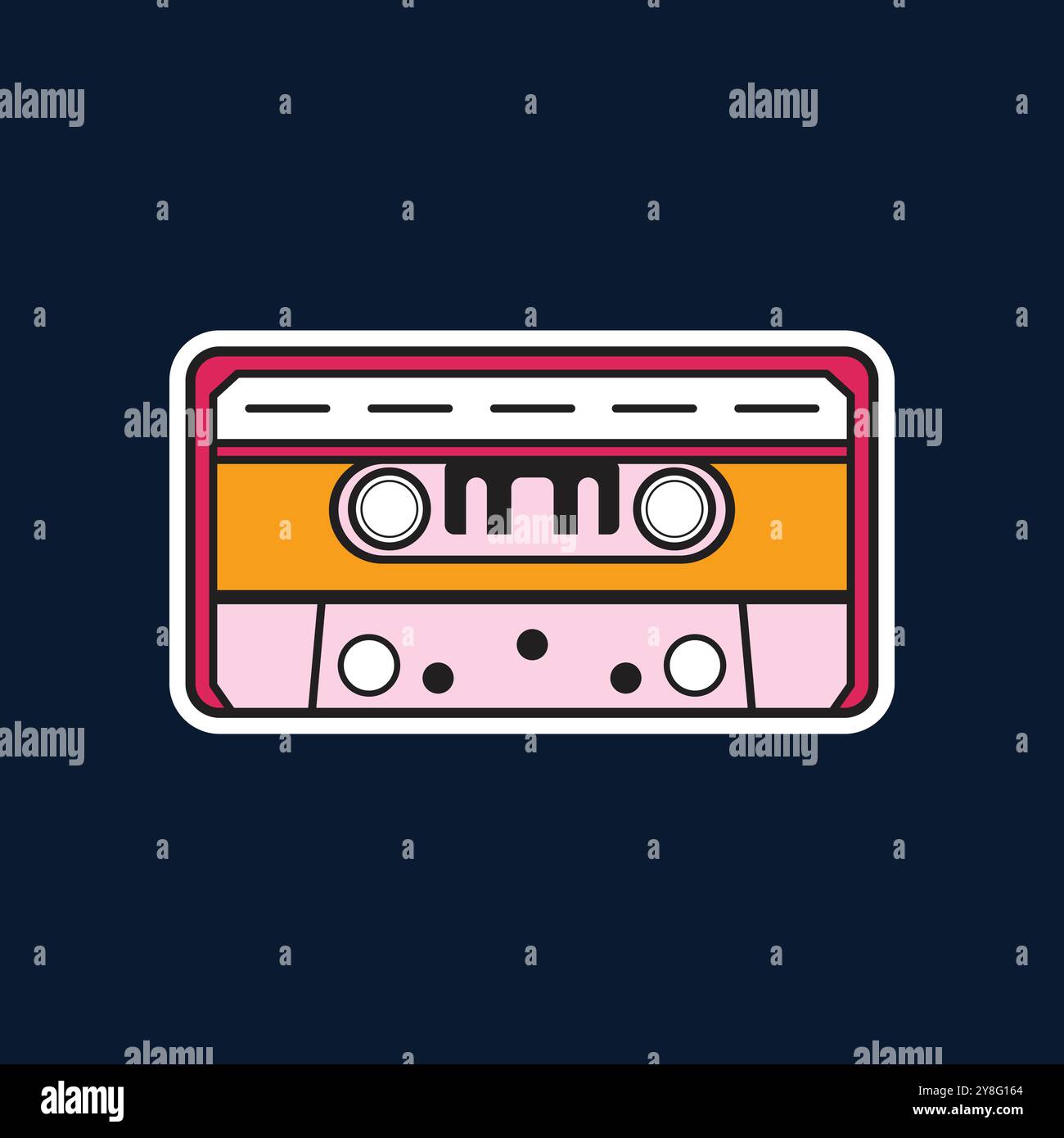 Cassette tape clipart hi-res stock photography and images - Alamy