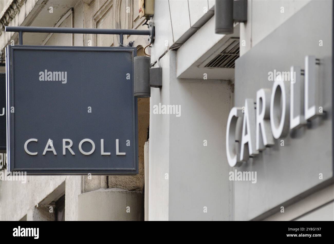 Caroll sign, a chain of Vivarte group, Lyon, France Stock Photo - Alamy