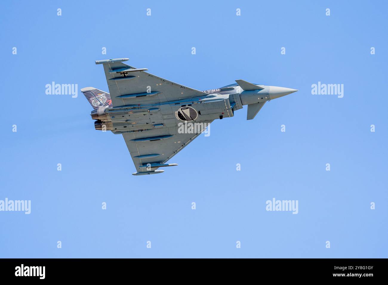 German Air Force - Eurofighter Typhoon EF2000, performing at the Royal International Air Tattoo ...
