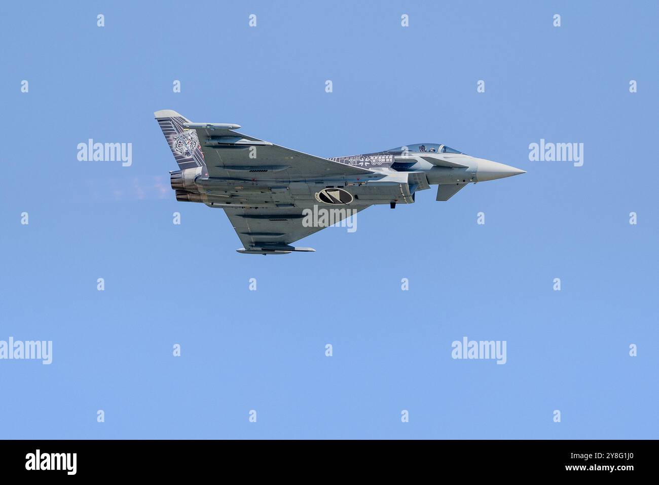 German Air Force - Eurofighter Typhoon EF2000, performing at the Royal International Air Tattoo ...