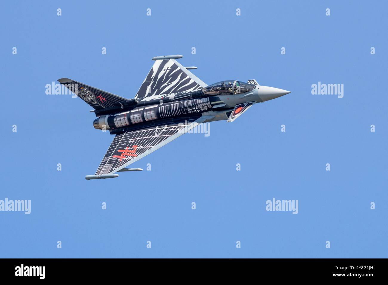 German Air Force - Eurofighter Typhoon EF2000, performing at the Royal International Air Tattoo ...