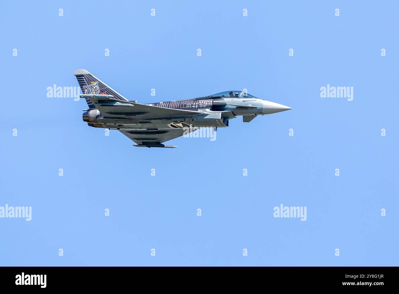 German Air Force - Eurofighter Typhoon EF2000, performing at the Royal International Air Tattoo ...