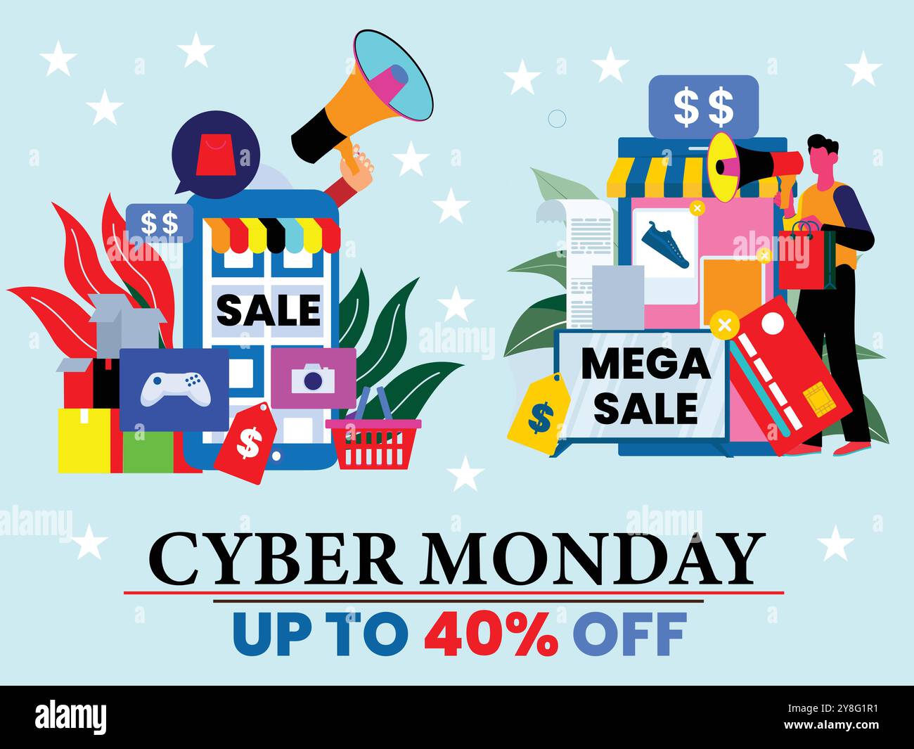 Cuber monday logos hi-res stock photography and images - Alamy