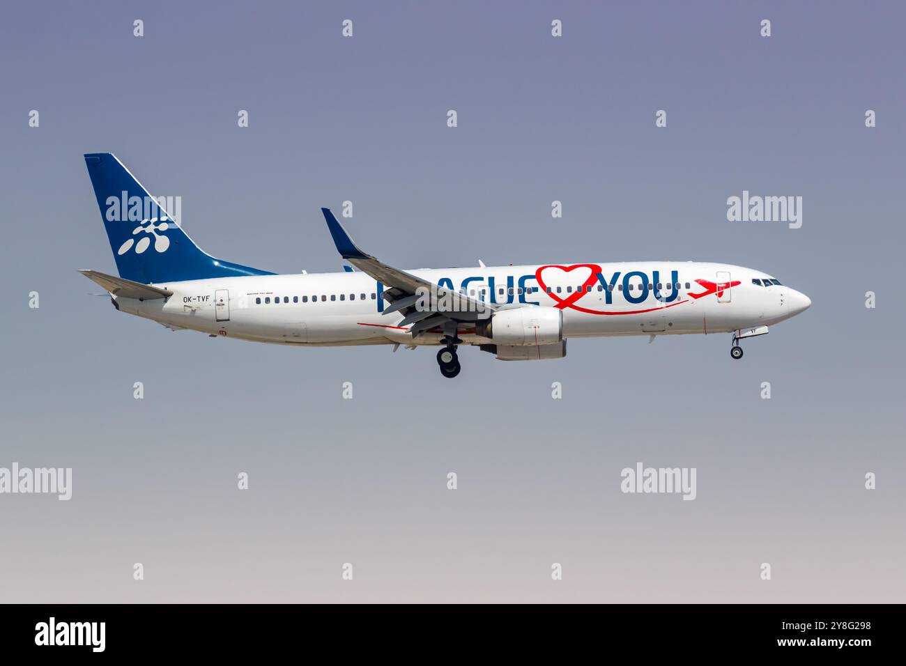 Dubai, United Arab Emirates - February 16, 2024: Smartwings Boeing 737 ...