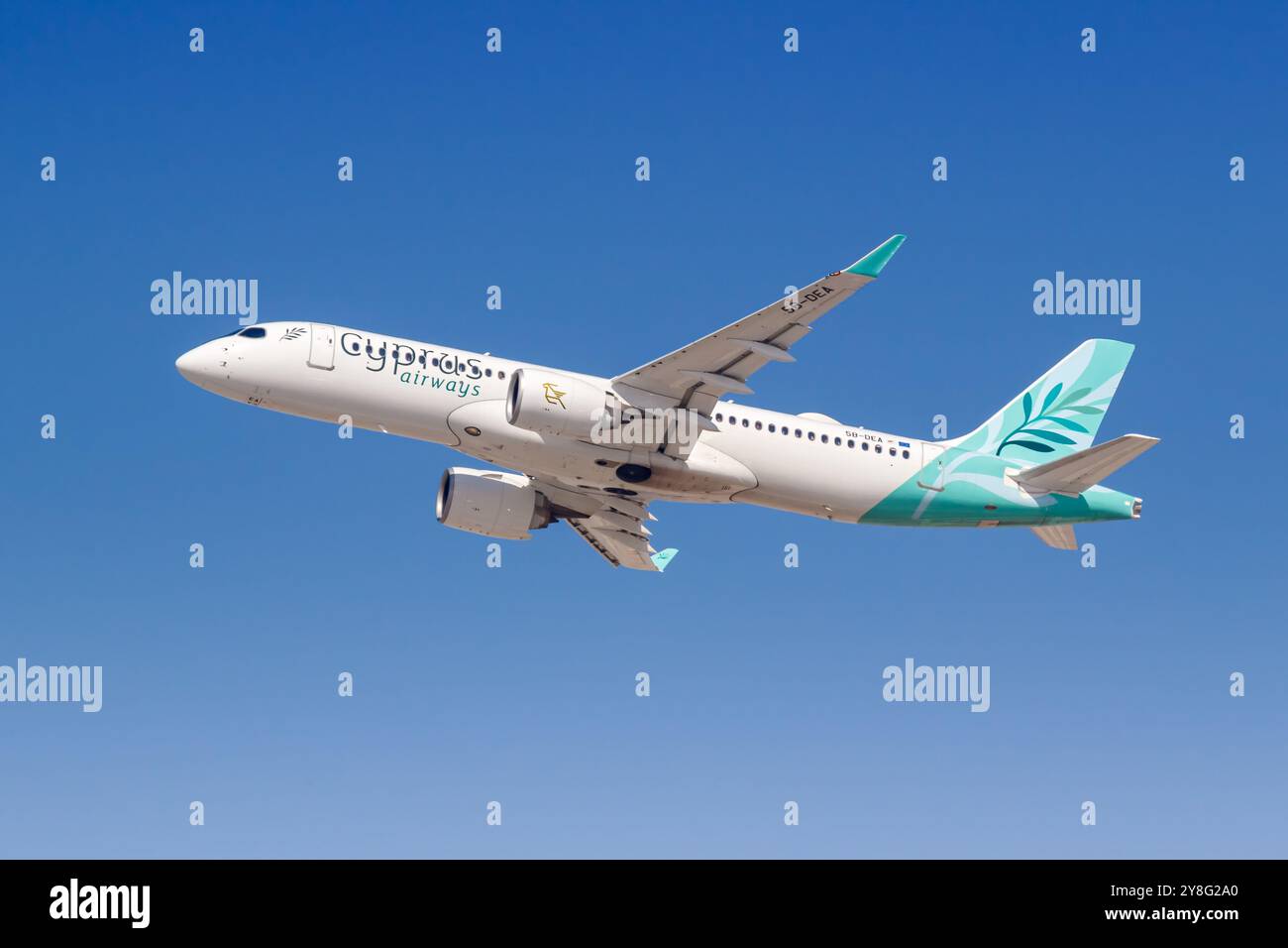 Dubai, United Arab Emirates - February 17, 2024: Cyprus Airways Airbus ...