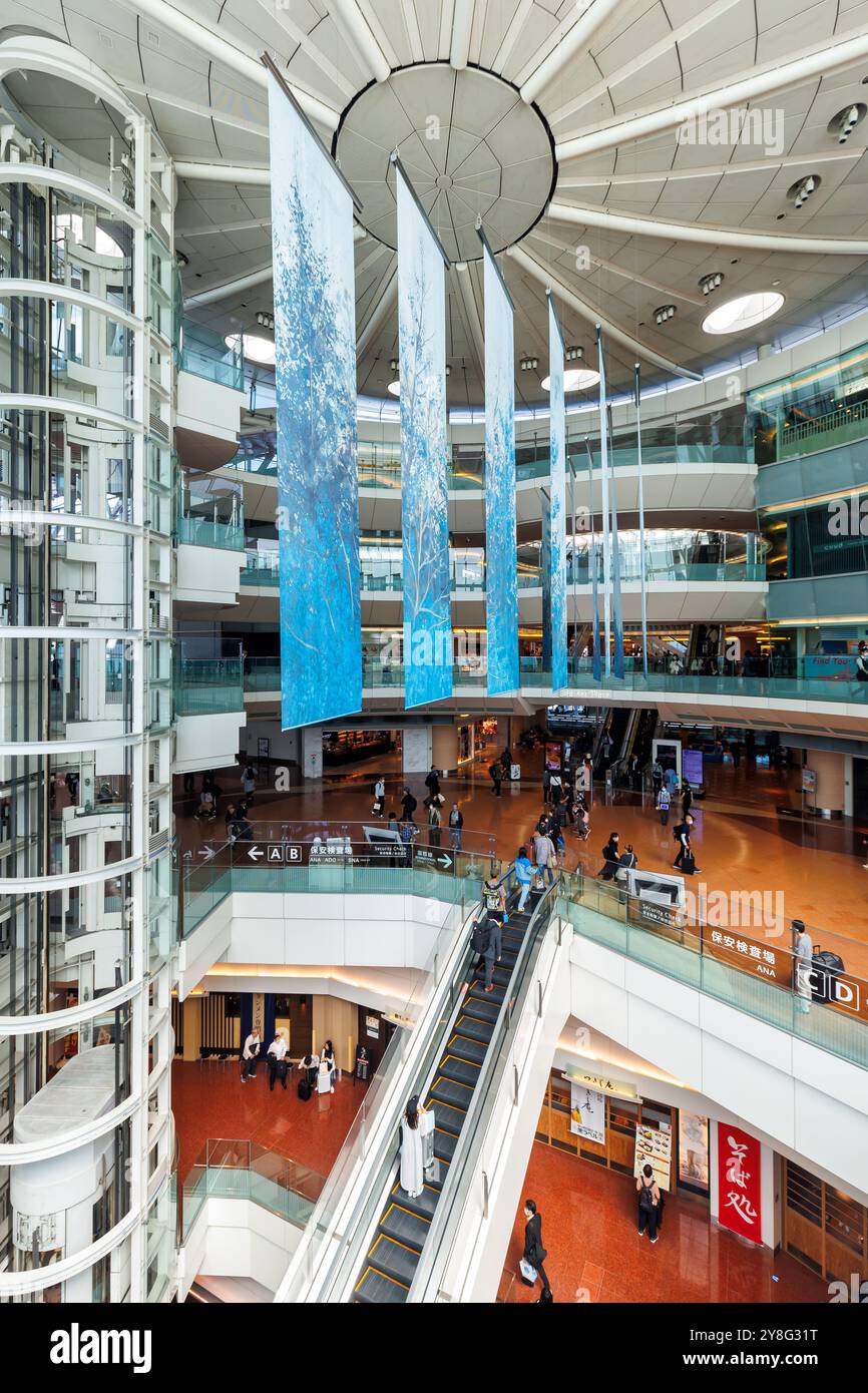 Tokyo, Japan - October 6, 2023: Terminal 2 of Tokyo Haneda ...