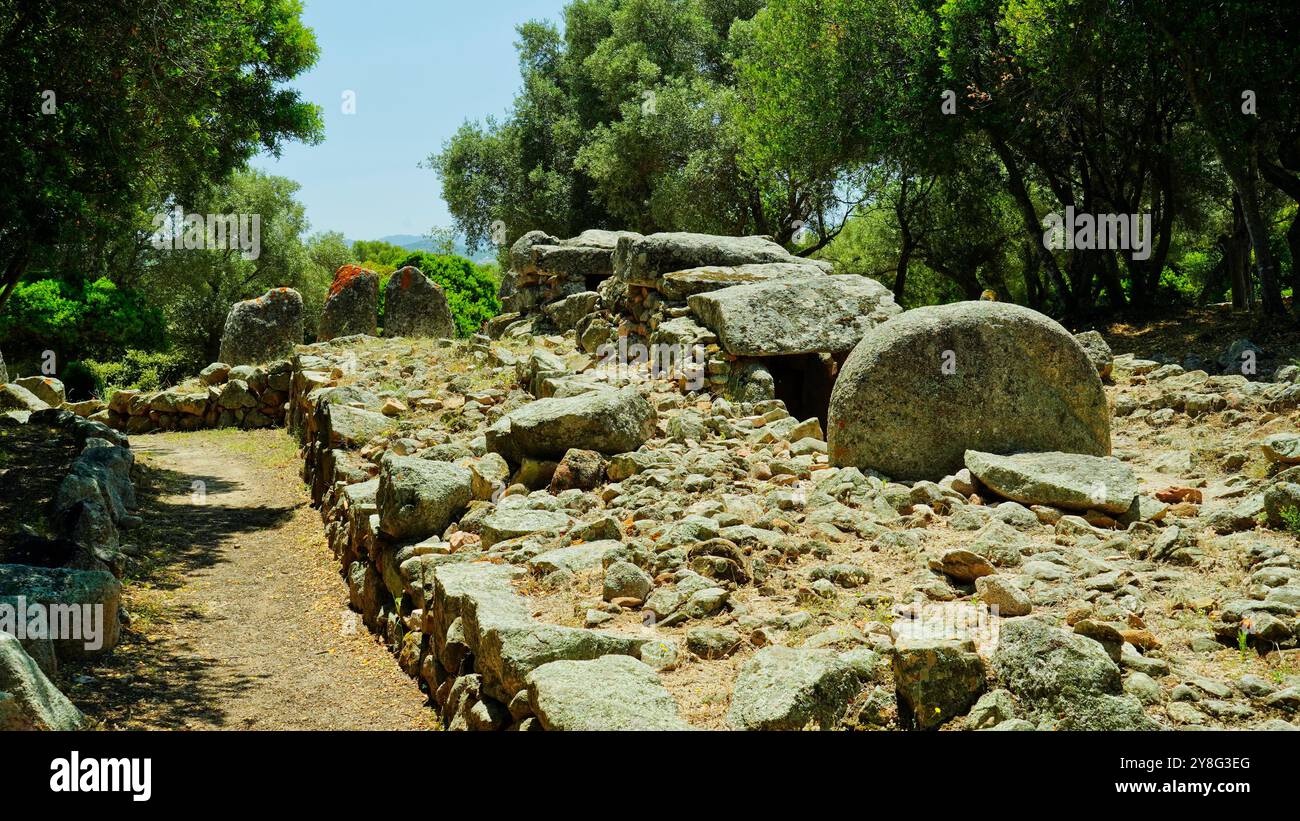 Tomb of the Giants on Monte 'e S'Abe. Olbia. Sardinia. Italy Stock ...