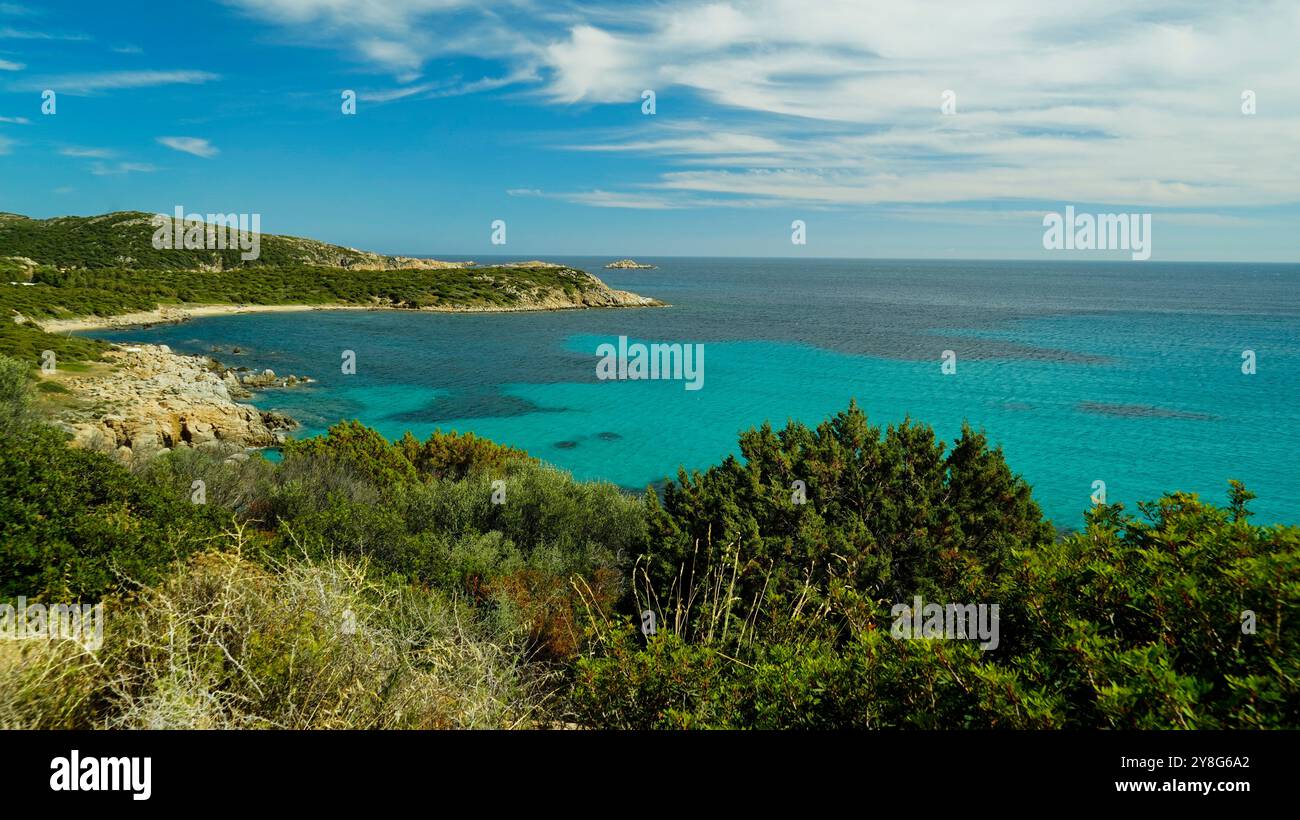 the spectacular views of the coast of Capo Spartivento, Cagliari ...