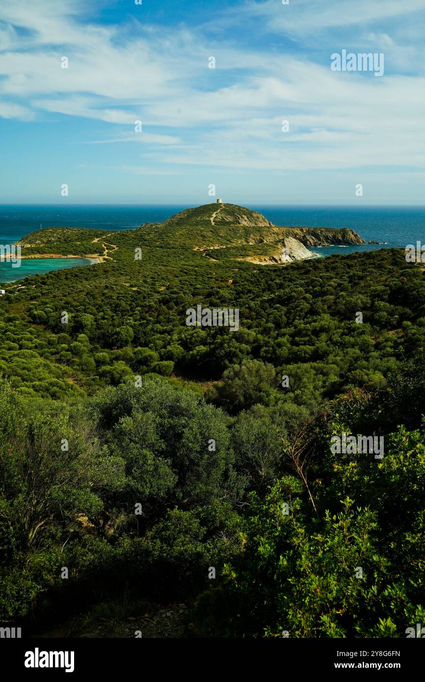 the spectacular views of the coast of Capo Spartivento, Cagliari ...