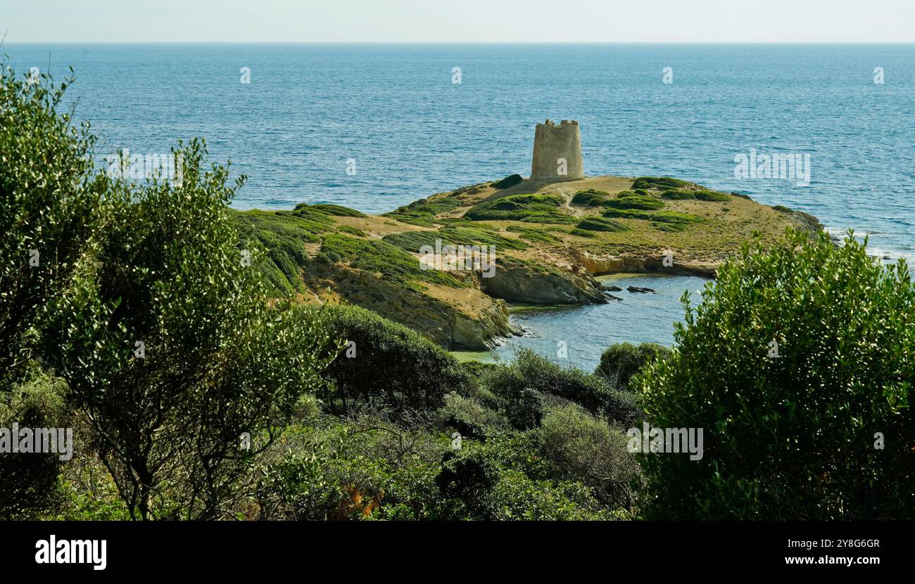 the spectacular views of the coast of Capo Spartivento, Cagliari ...