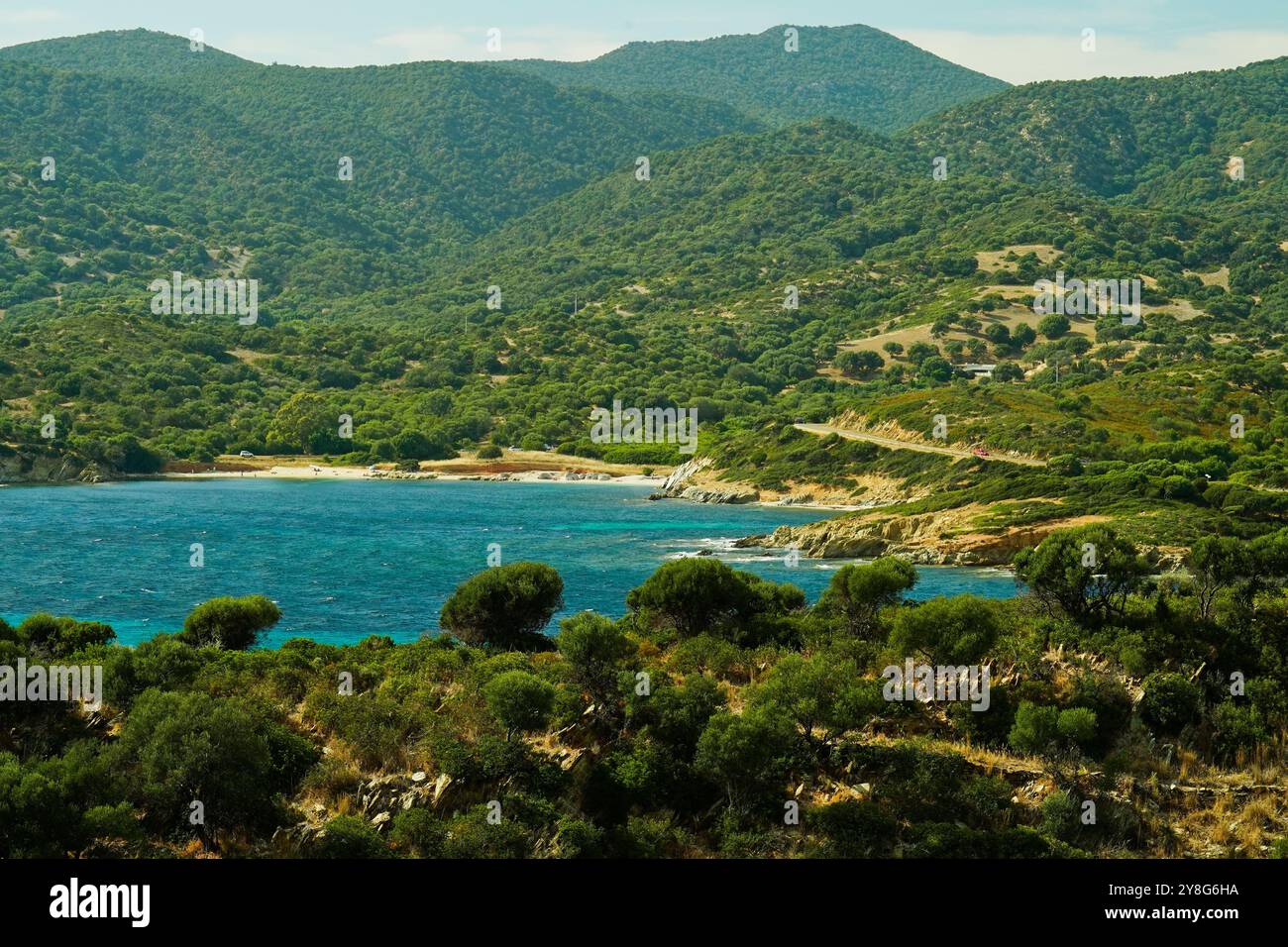 the spectacular views of the coast of Capo Spartivento, Cagliari ...