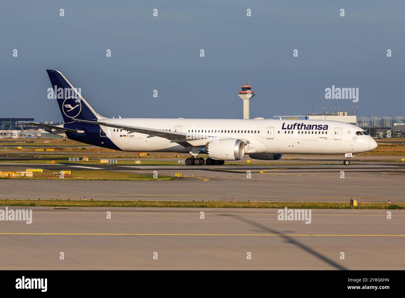 Frankfurt, Germany - August 6, 2024: Lufthansa Boeing 787-9 Dreamliner ...