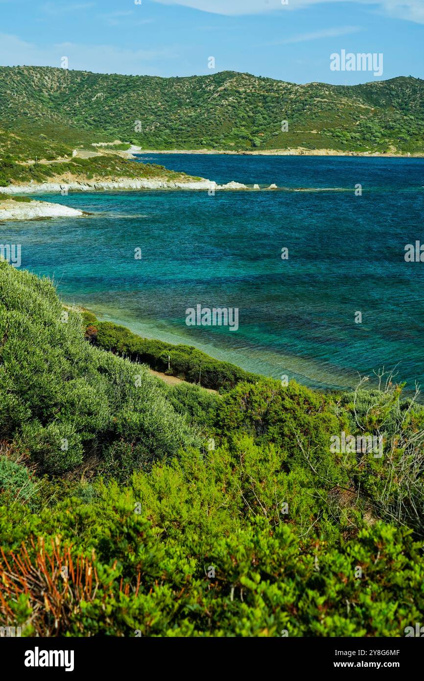 the spectacular views of the coast of Capo Spartivento, Cagliari ...