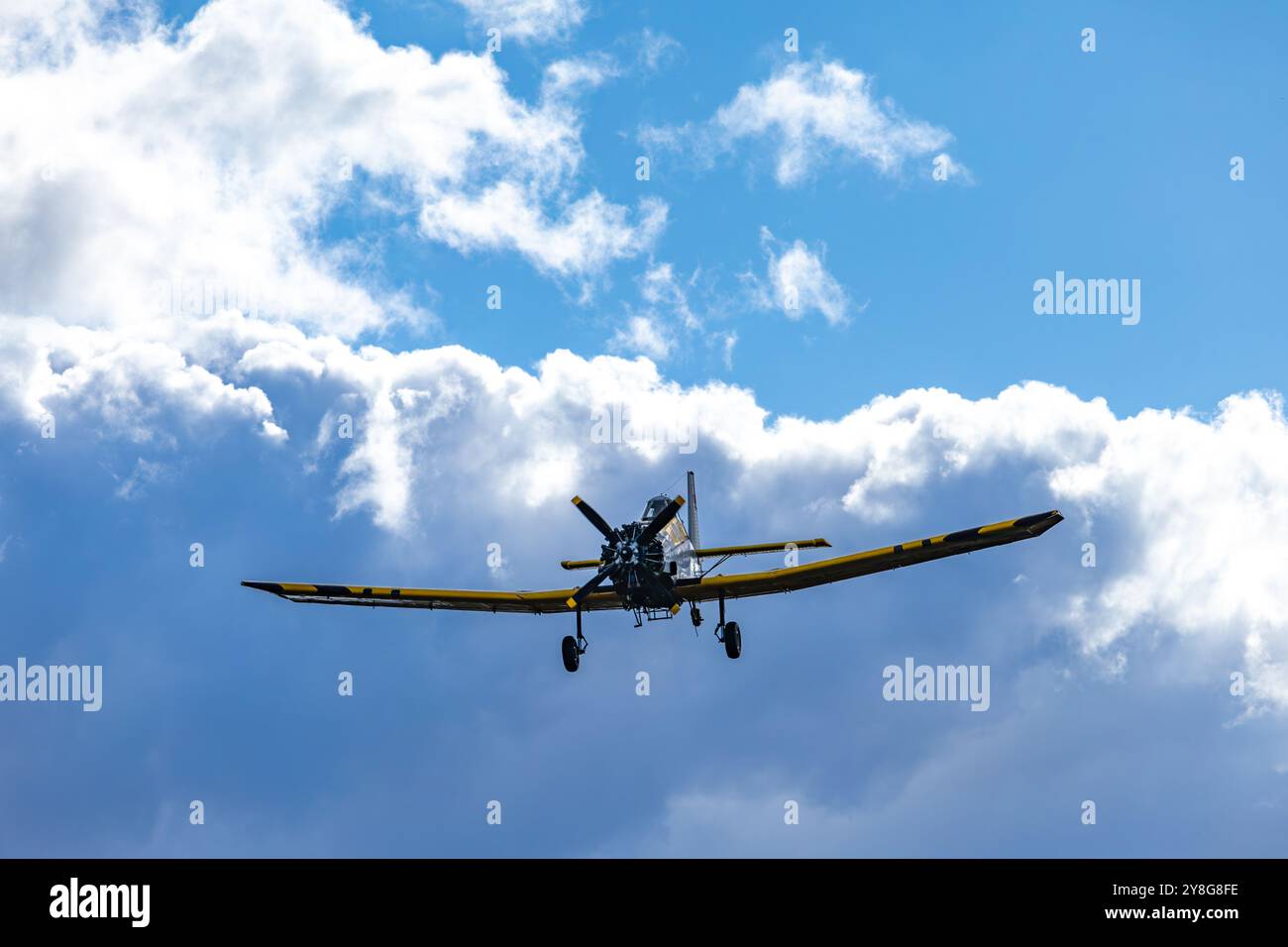Dromader A fire brigade plane designed to extinguish fires from the air ...