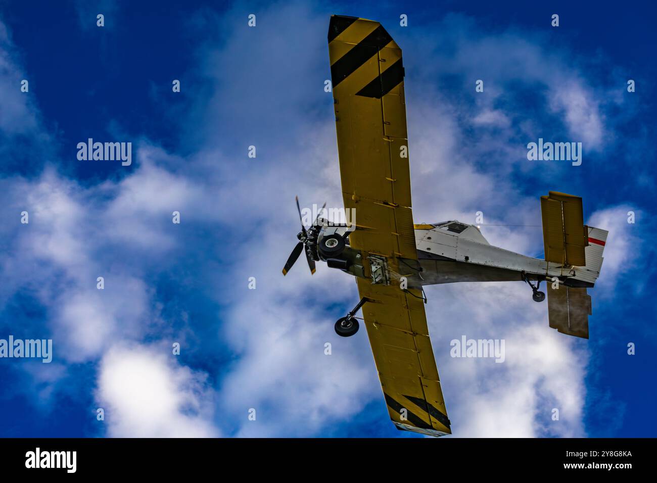 Dromader A fire brigade plane designed to extinguish fires from the air ...