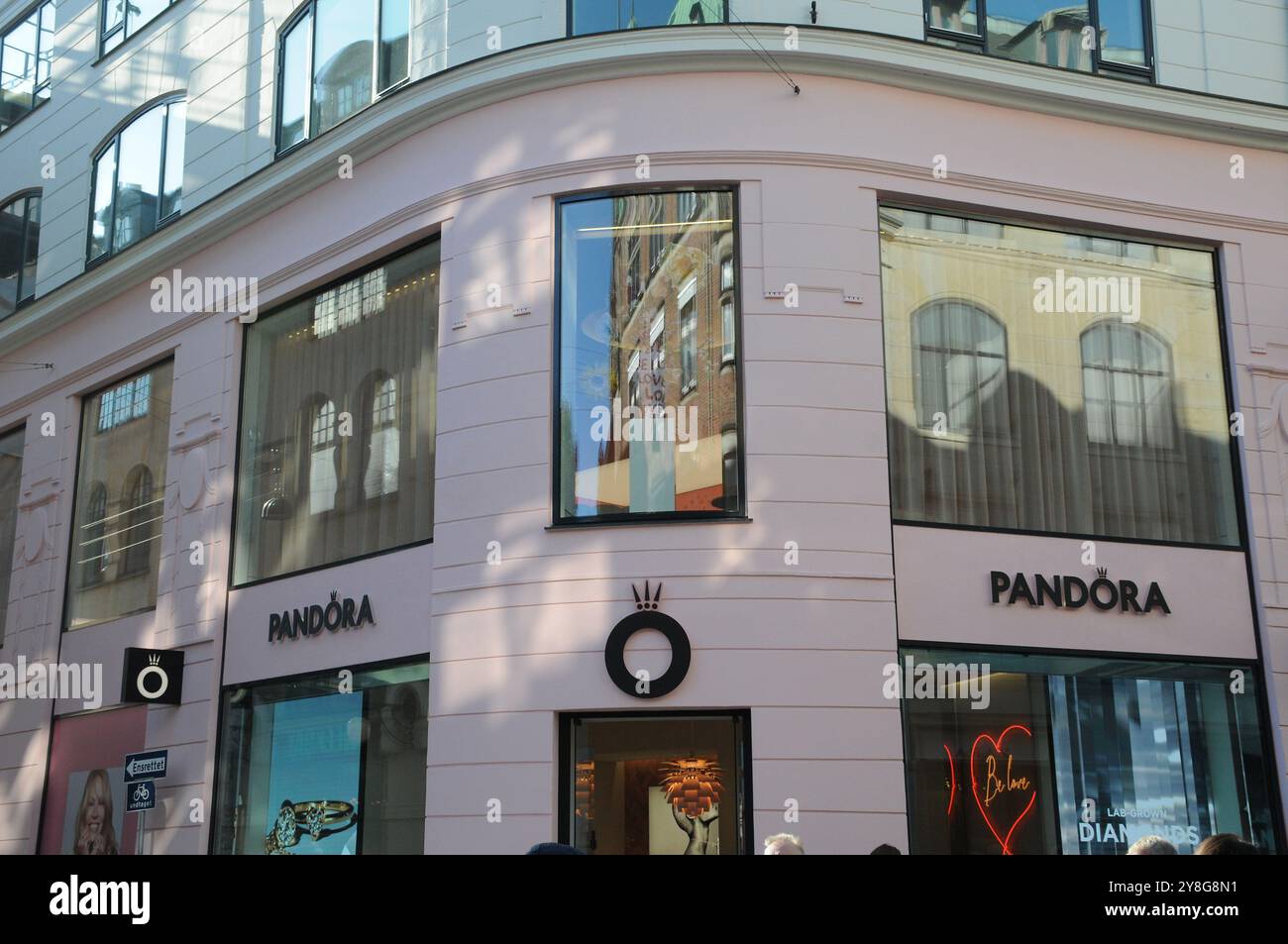 Copenhagen/ Denmark/05 October 2024/ Pandora new store on stroeget in ...