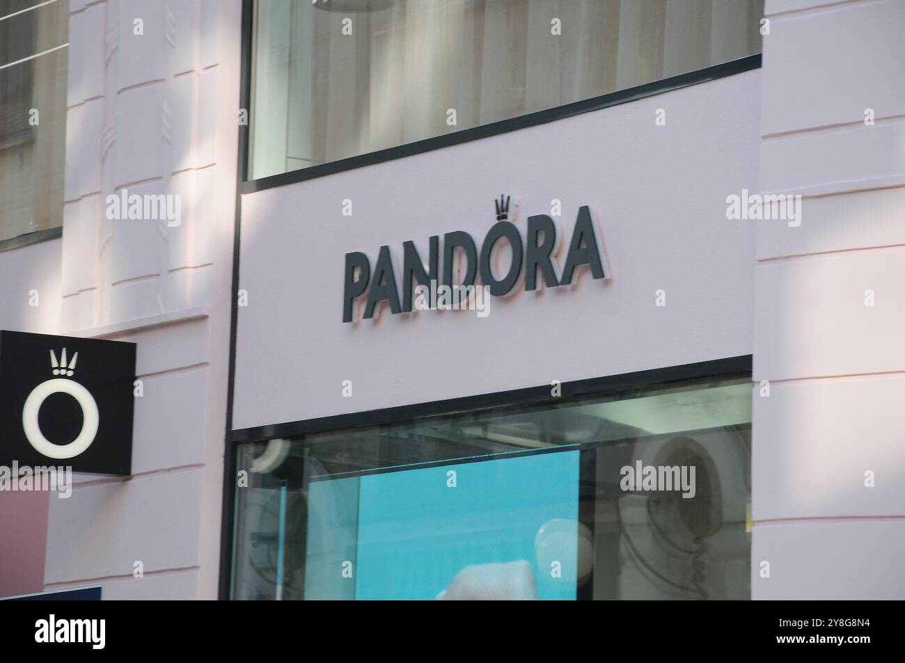 Copenhagen/ Denmark/05 October 2024/ Pandora new store on stroeget in ...