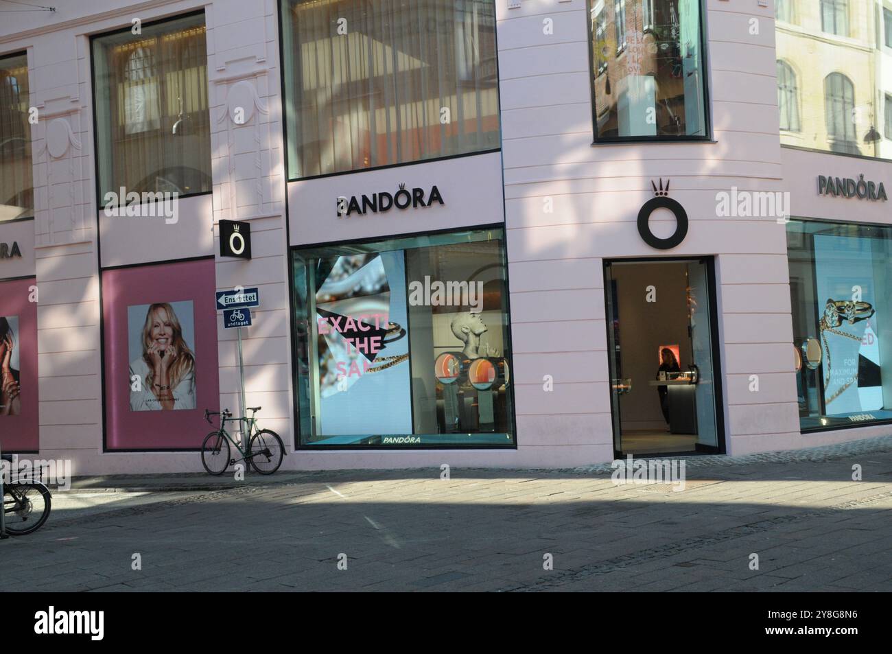 Copenhagen/ Denmark/05 October 2024/ Pandora new store on stroeget in ...