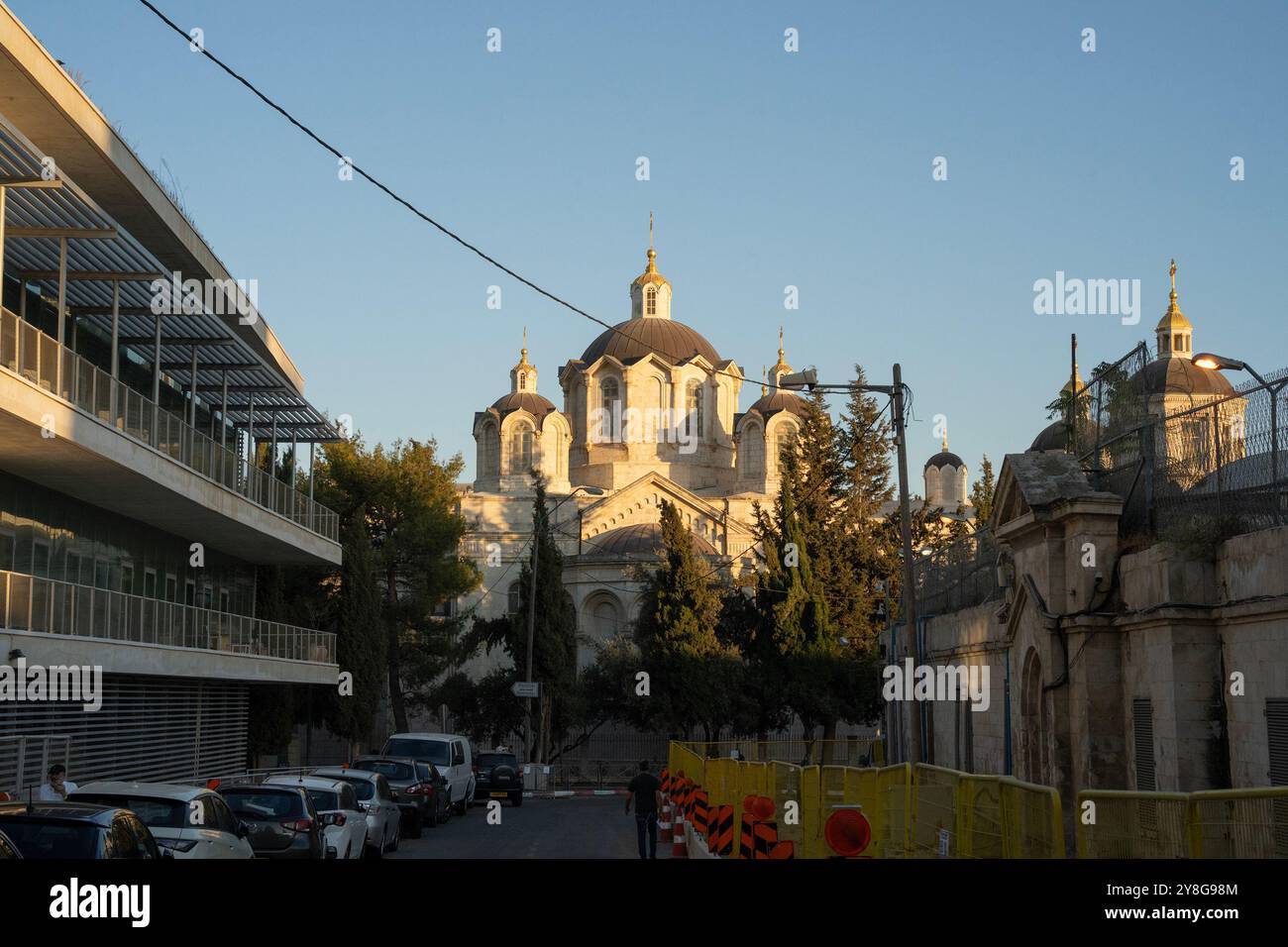 Jerusalem, Israel - August 15th, 2024: The Holy Trinity cathedral in ...