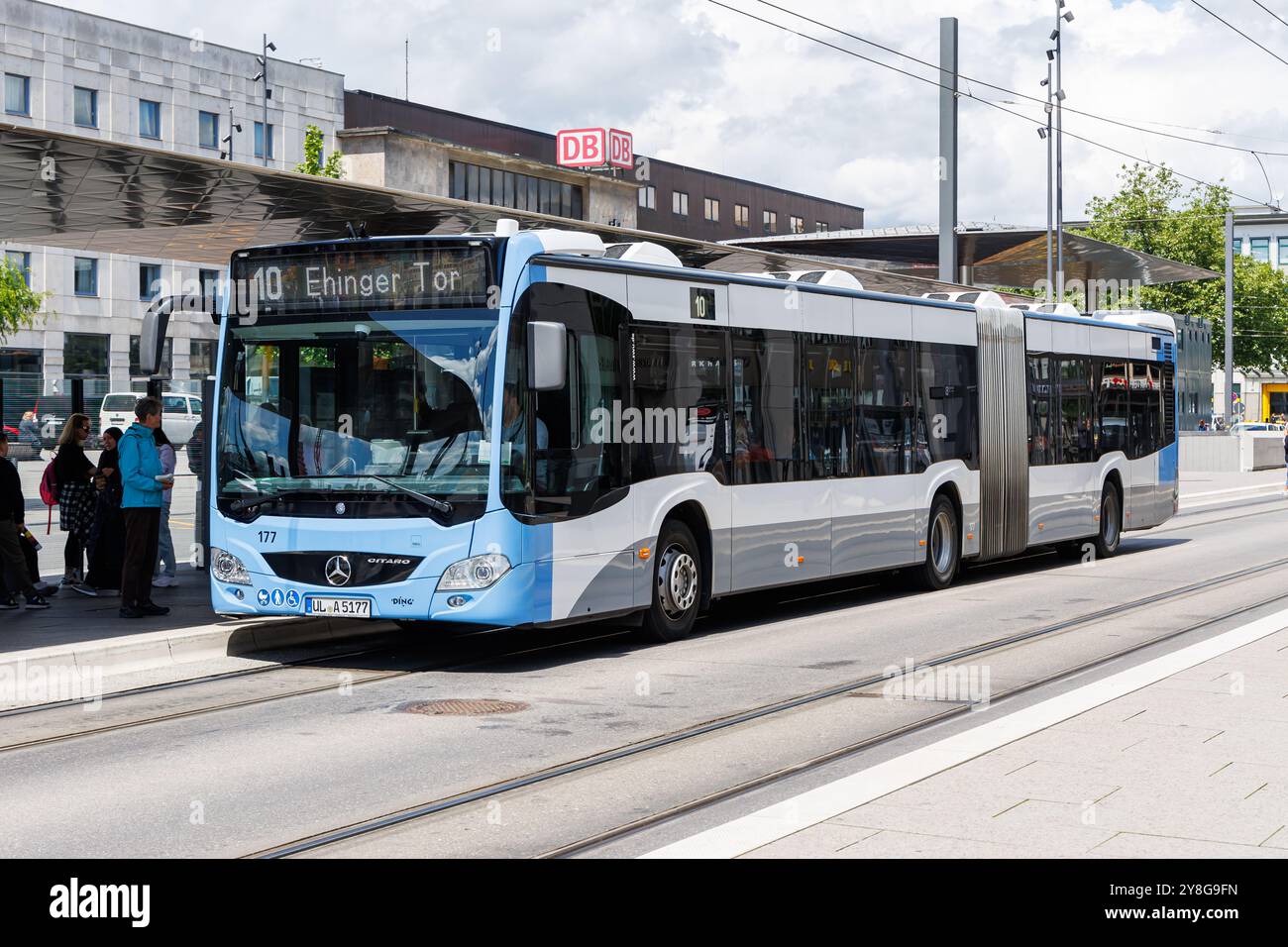Ulm, Germany - May 25, 2024: Bus type Mercedes-Benz Citaro public ...