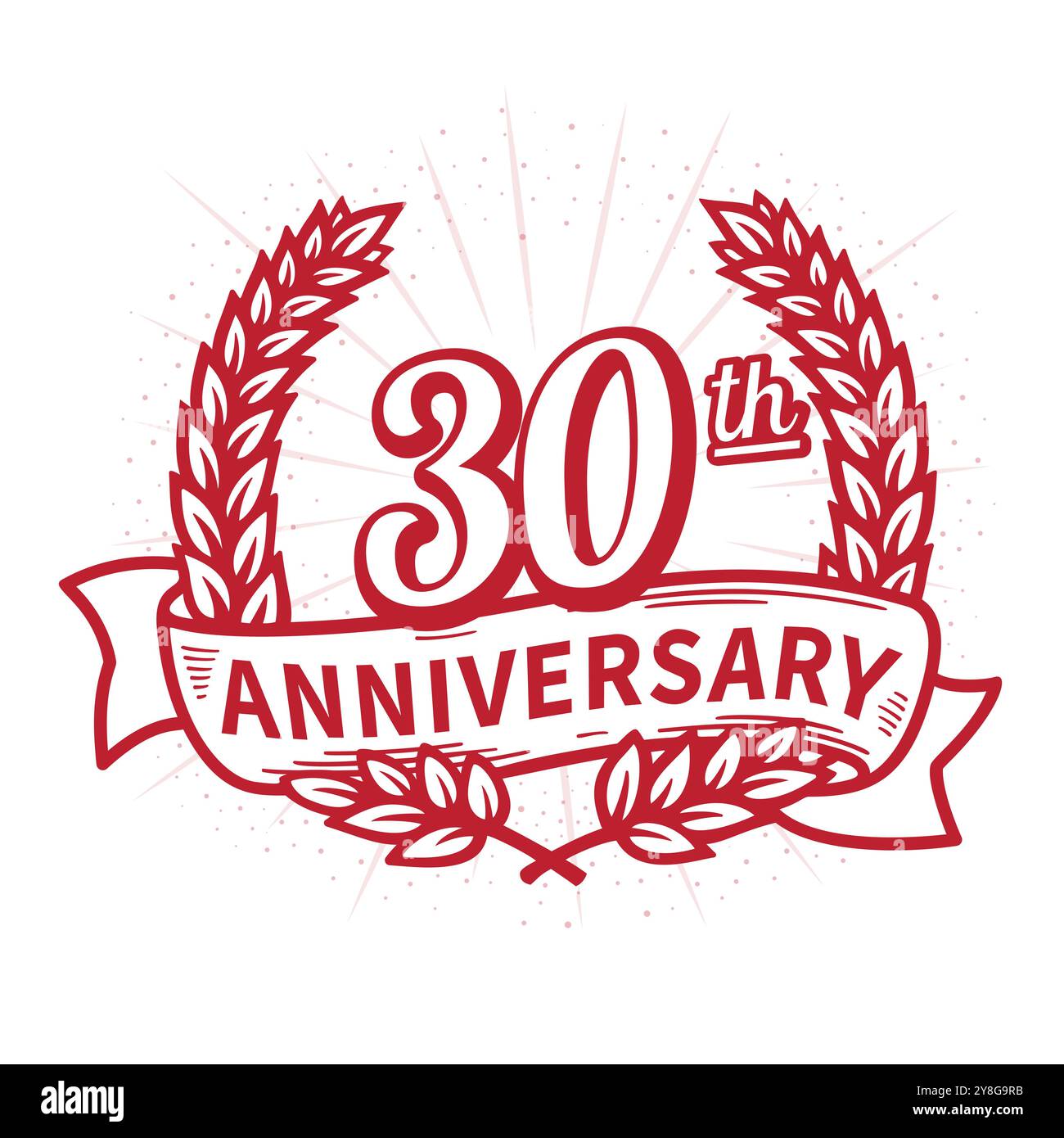 30 years anniversary celebration logotype. 30th anniversary logo ...