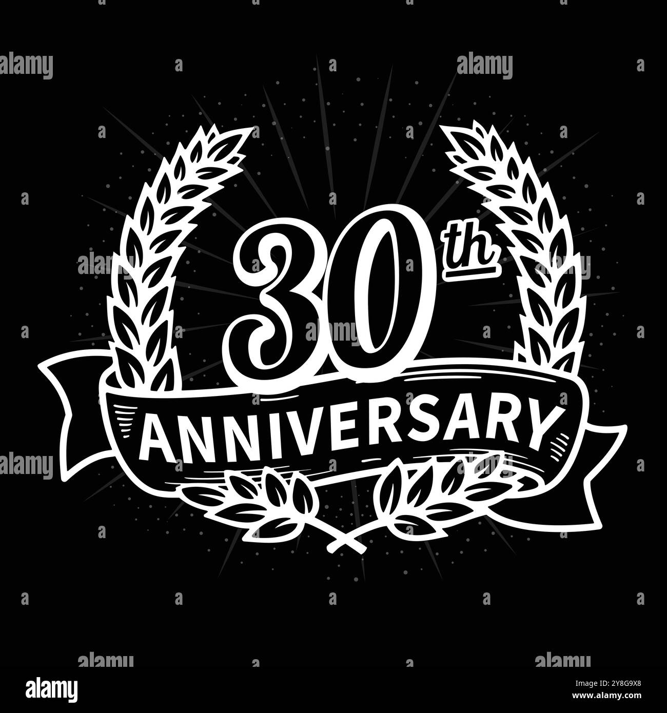 30 years anniversary celebration logotype. 30th anniversary logo ...