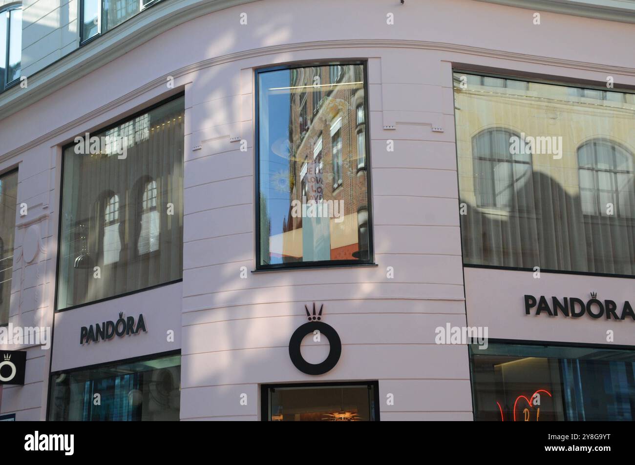 Copenhagen/ Denmark/05 October 2024/ Pandora new store on stroeget in ...
