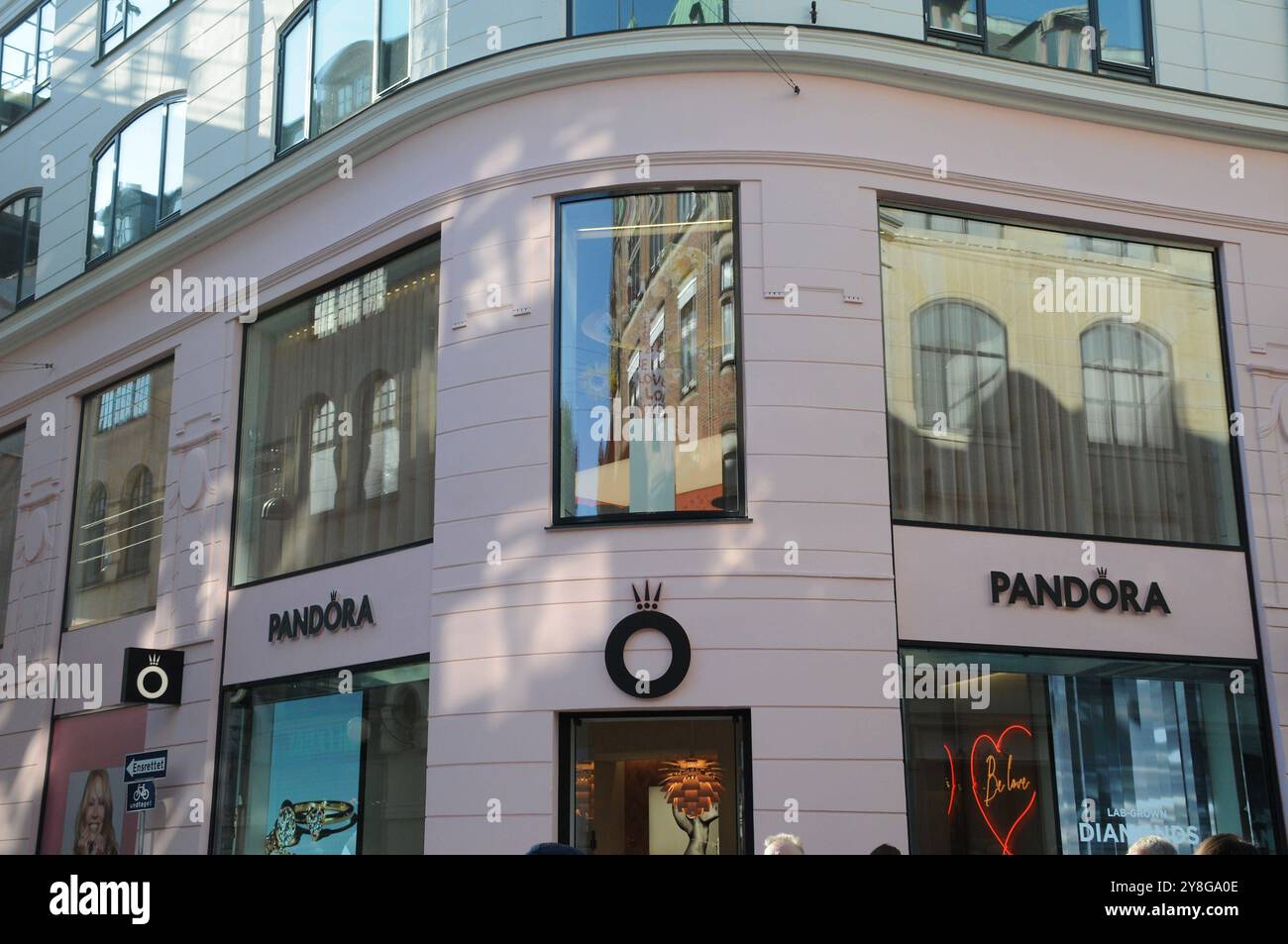 Copenhagen/ Denmark/05 October 2024/ Pandora new store on stroeget in ...