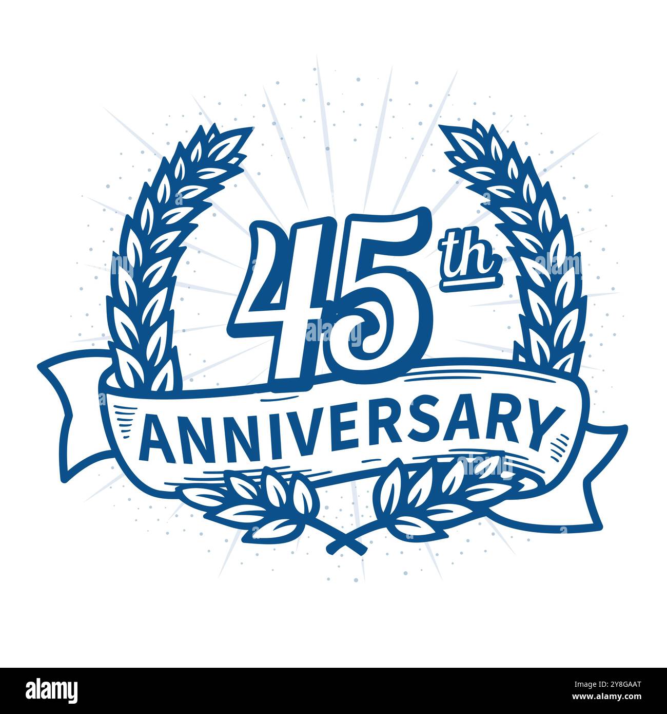 45 years anniversary celebration logotype. 45th anniversary logo ... 45 years anniversary celebration logotype. 45th anniversary logo ...