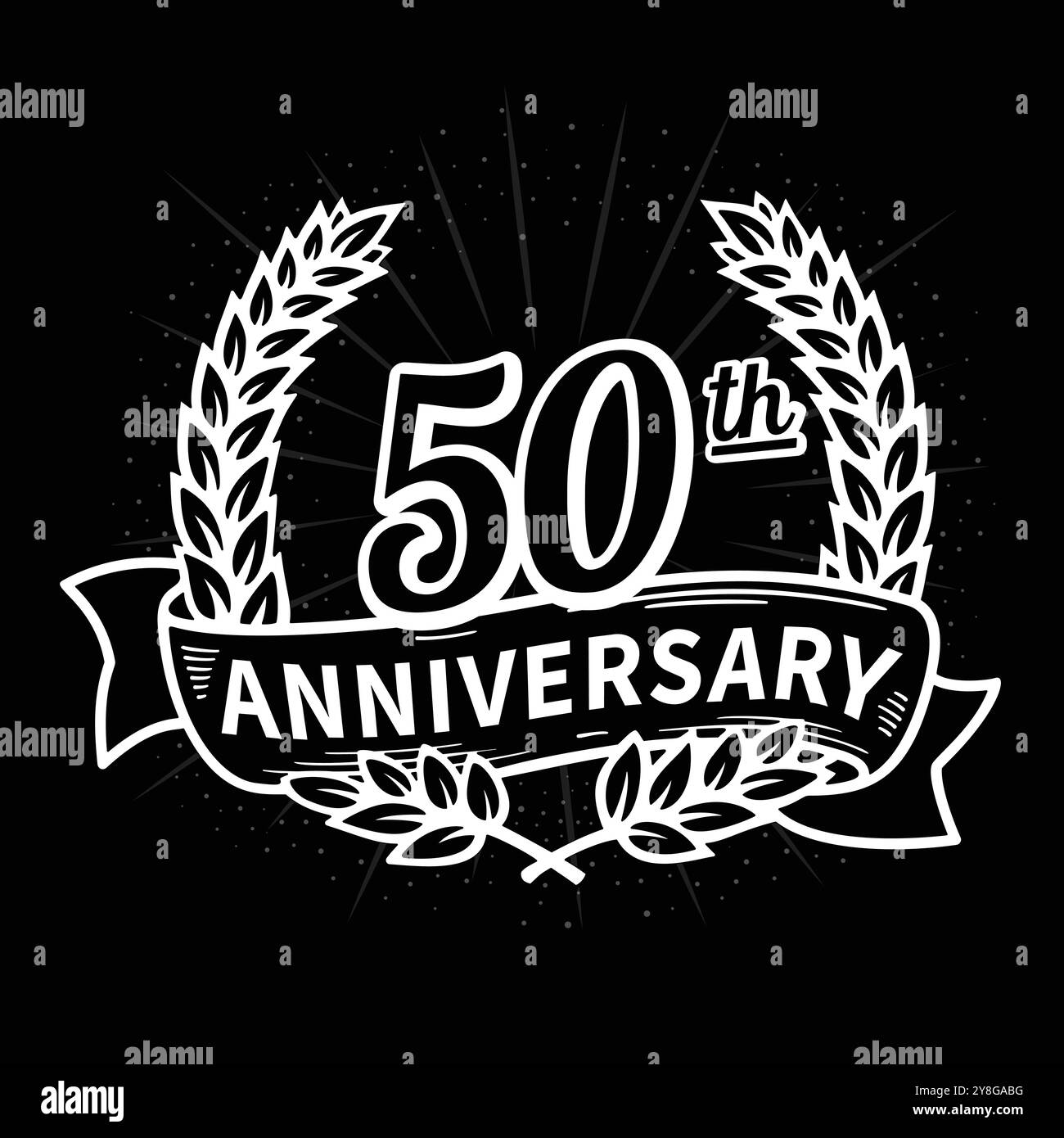 50 years anniversary celebration logotype. 50th anniversary logo ...