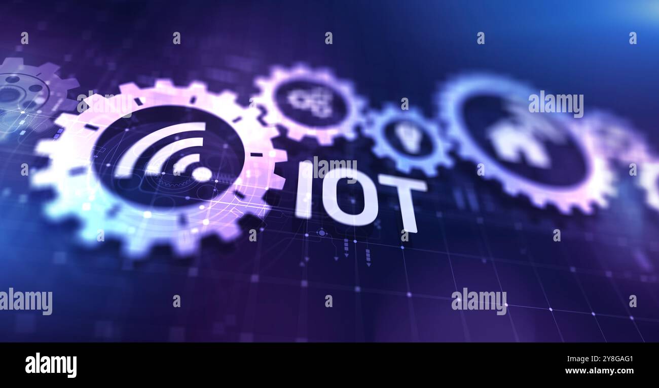 IOT Internet of things Digital transformation Modern Technology concept ...