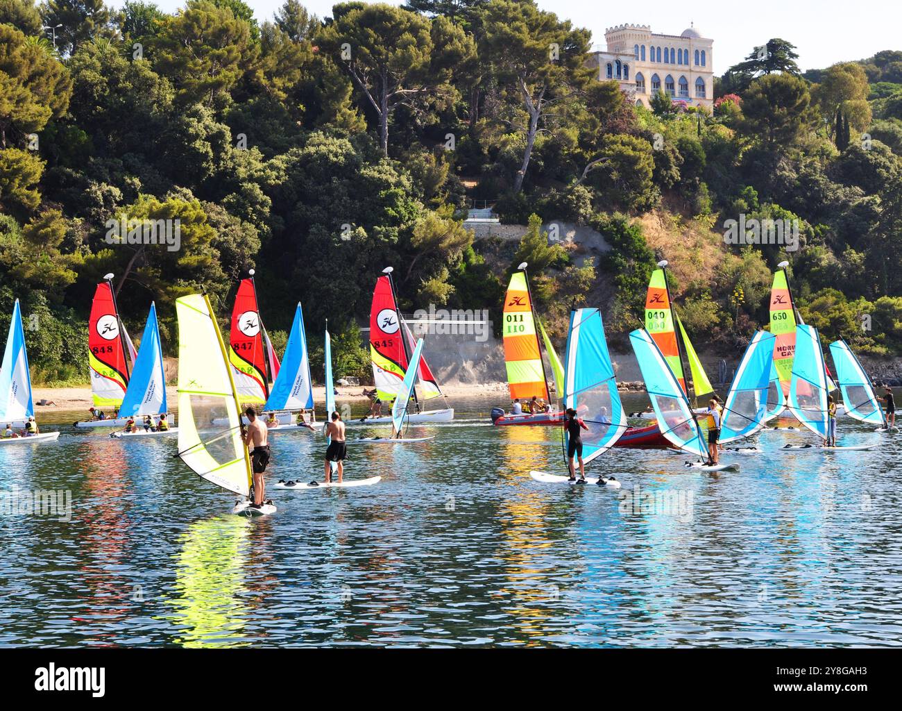 Sailing school for children and teenagers Stock Photo - Alamy