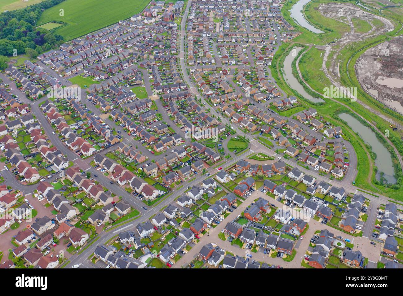 New housing development at Dargavel in Bishopton Stock Photo - Alamy
