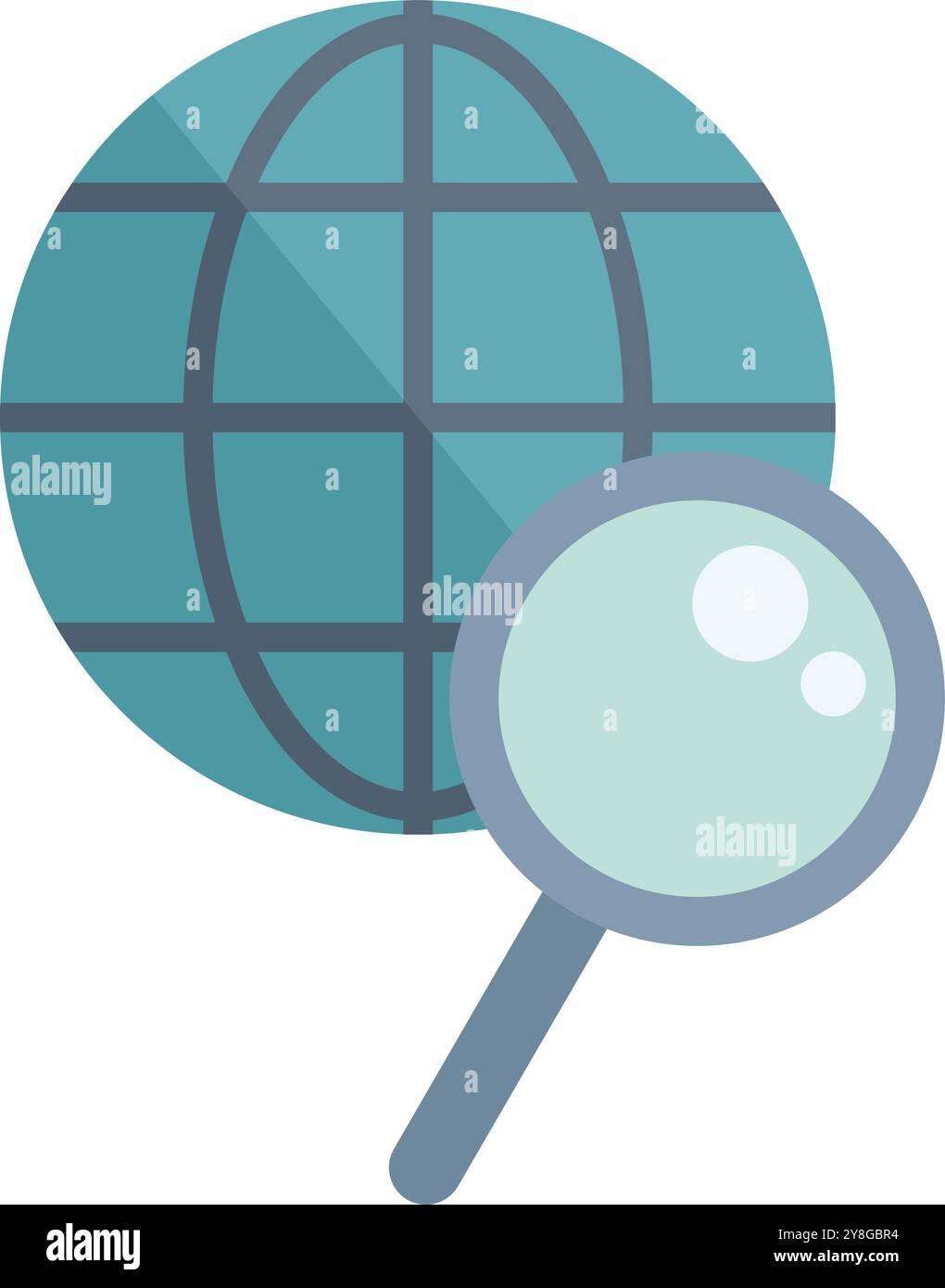 This vector graphic shows the concept of global research Stock Vector ...