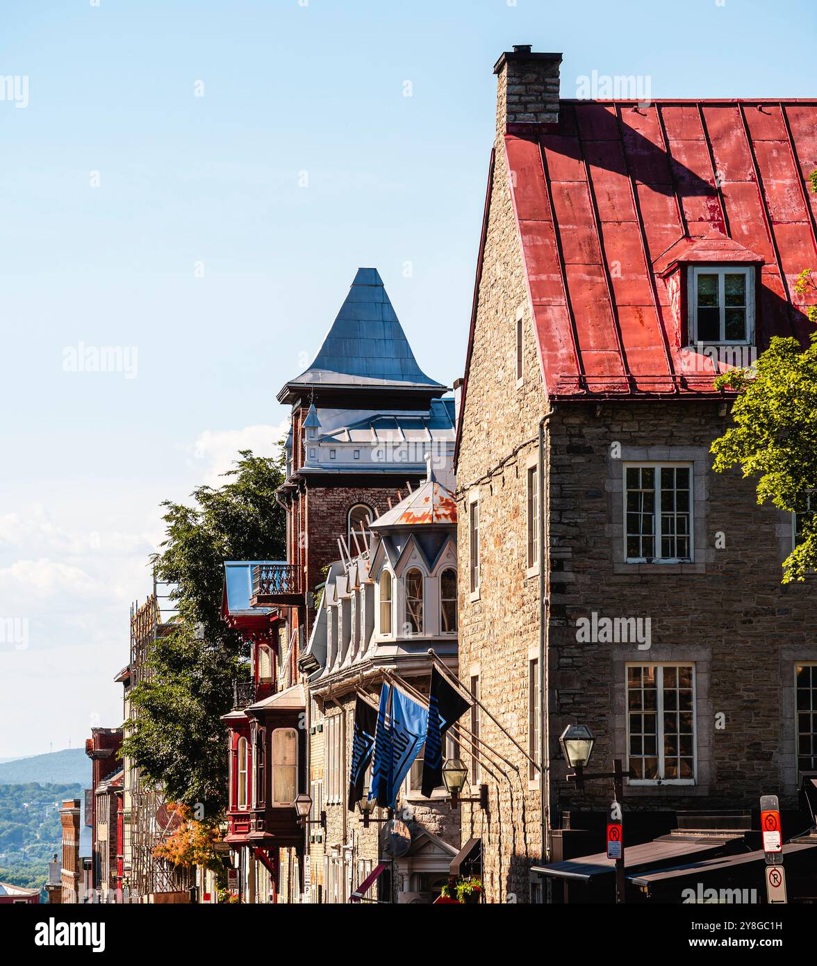 Quebec City landmarks, Canada Stock Photo - Alamy