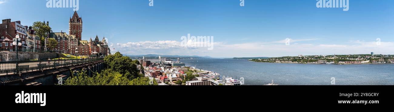 Quebec City landmarks, Canada Stock Photo - Alamy