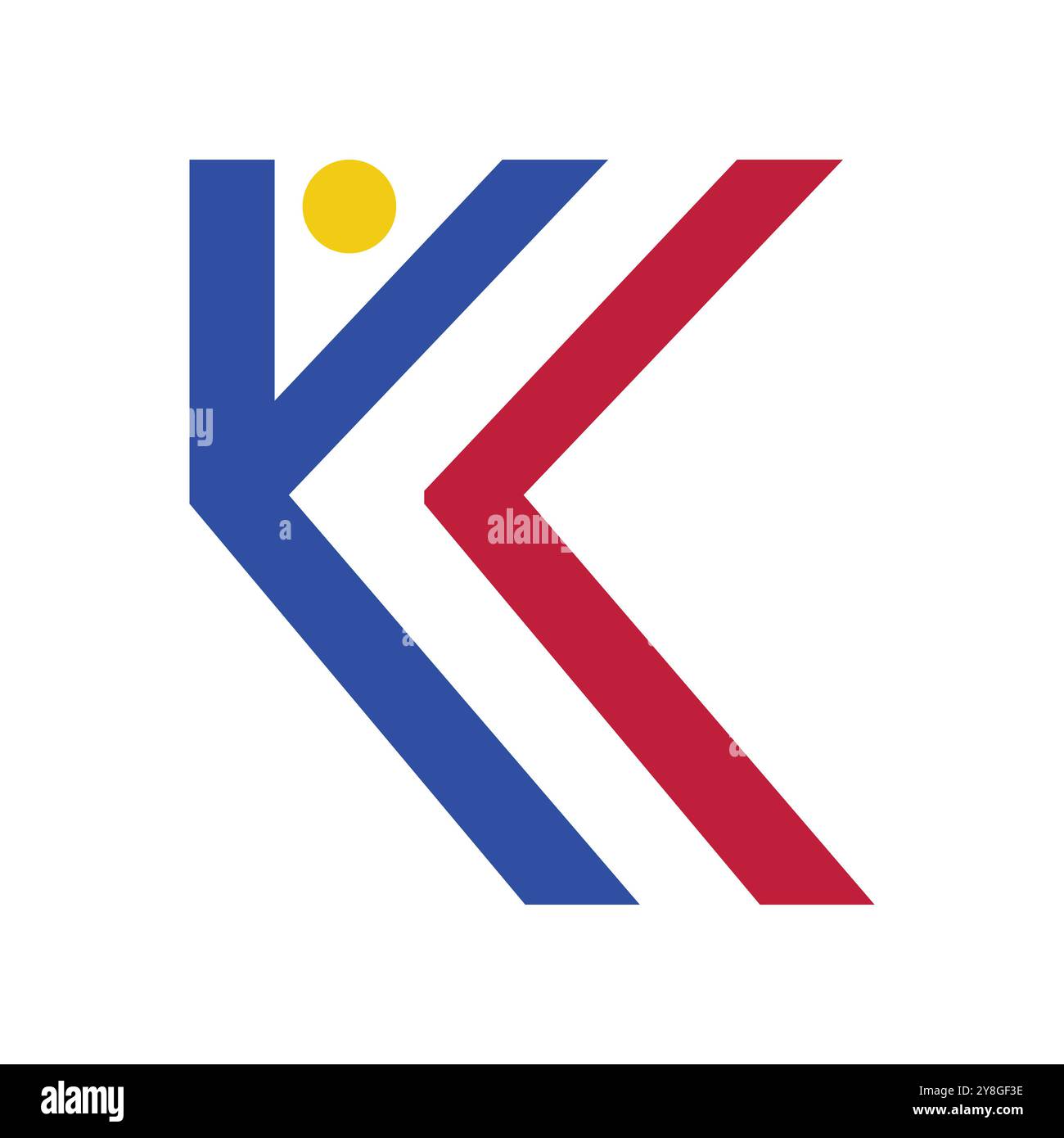 initial letter k people icon vector logo template illustration design ...