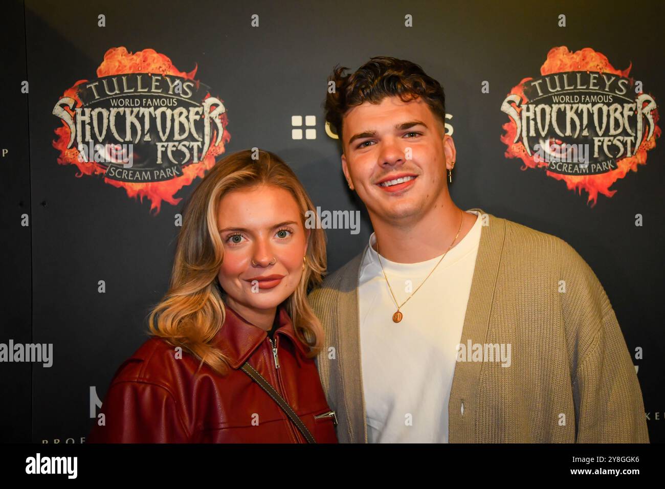 Crawley, UK. 4th Oct, 2024. BBC Traitors winner Harry Clark at Tulleys ...