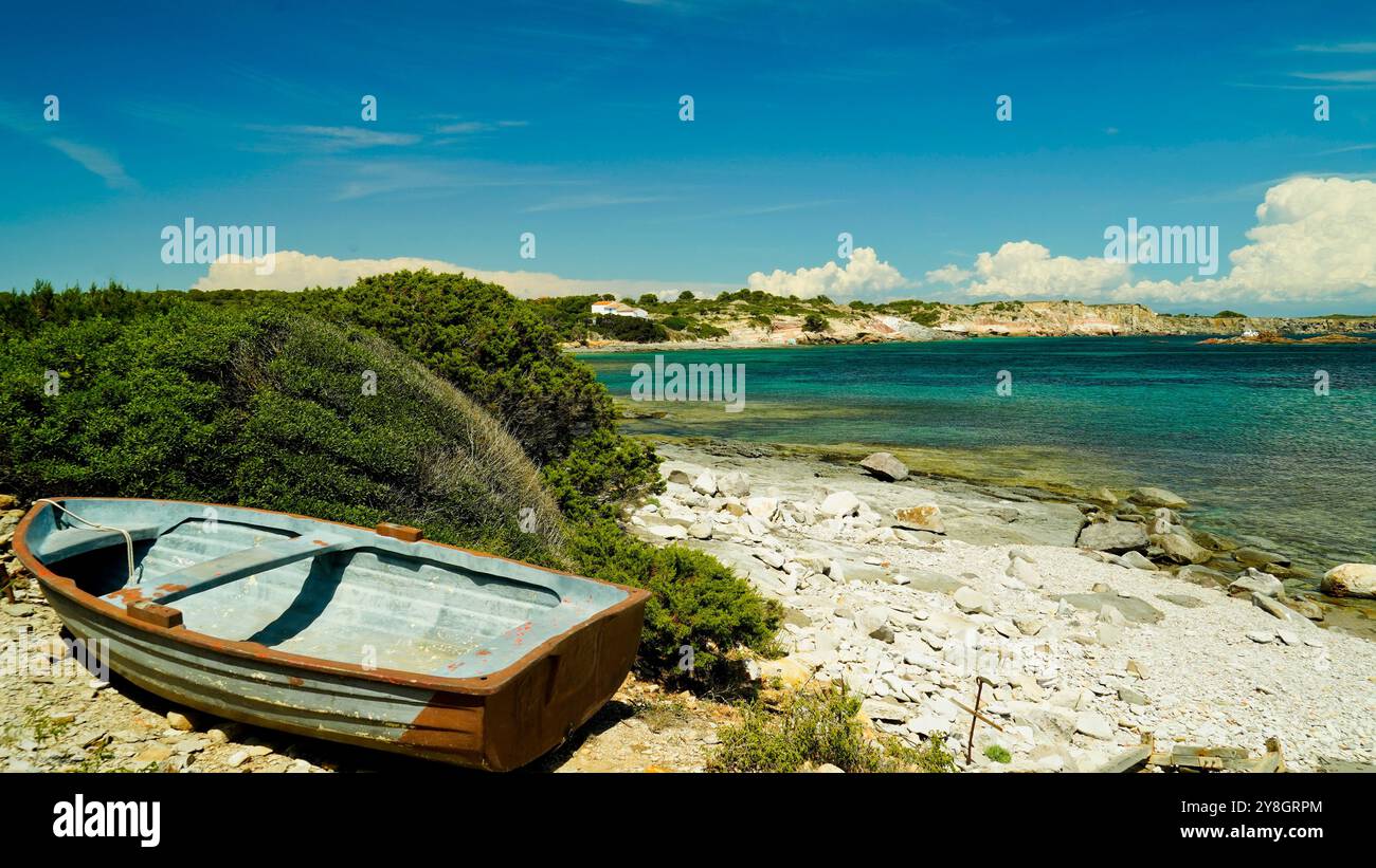 Desert beach at the southern end of San Pietro Island.,Southern ...