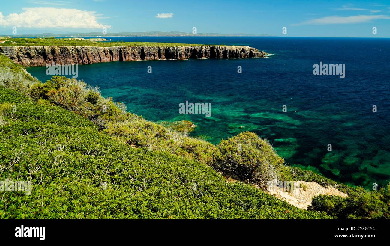 Desert beach at the southern end of San Pietro Island.,Southern ...