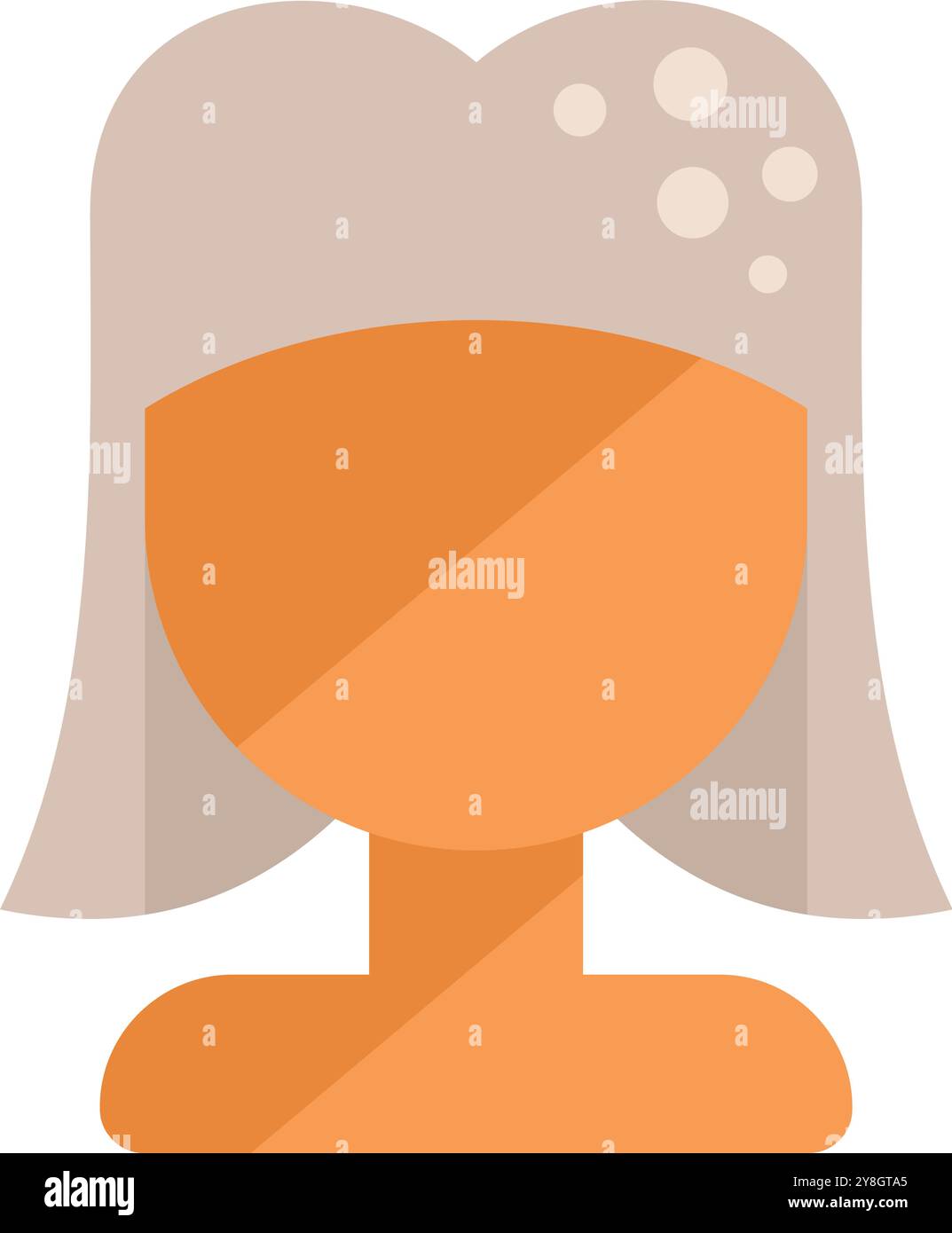 Woman suffering from dandruff with itchy head scalp, experiencing hair ...