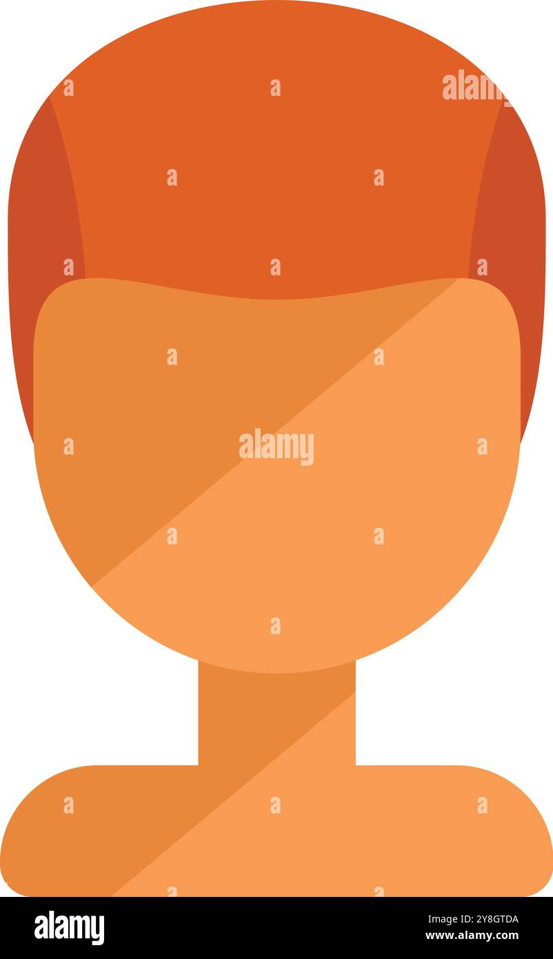 Faceless male avatar icon showing the concept of a social media account ...