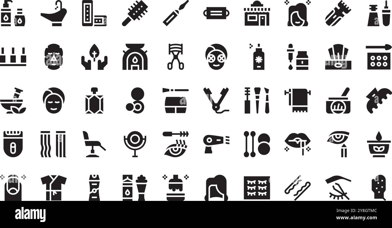 Shampoo sink at salon Stock Vector Images - Alamy