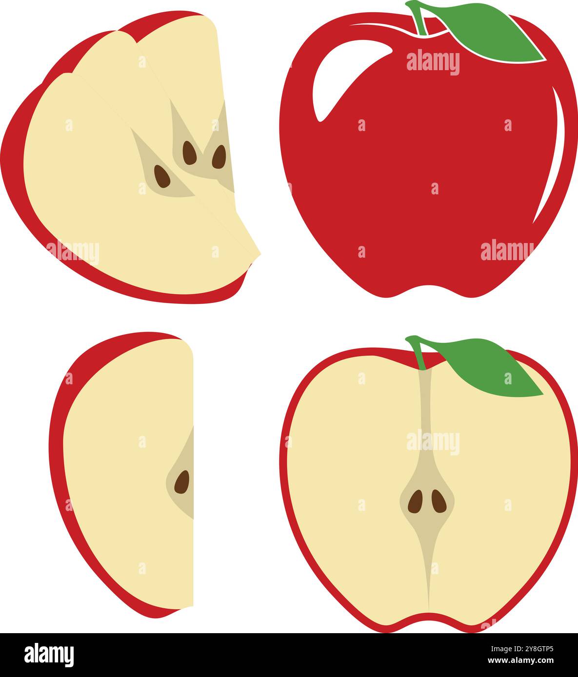 Halved variations hi-res stock photography and images - Alamy