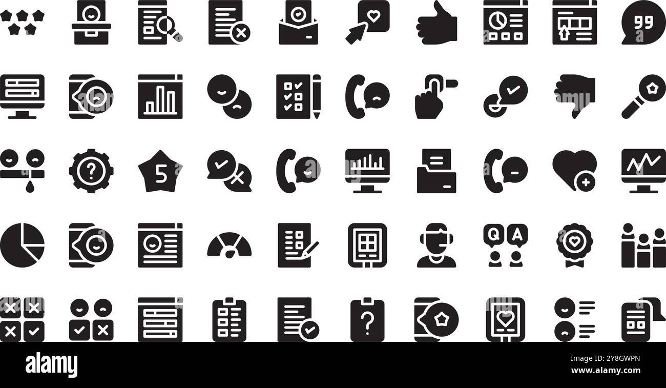 Survey icons High-Quality Vector Icons Collection with Editable Stroke ...