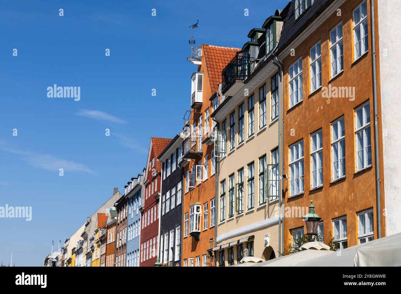 Old and expensive apartment building in the city center of Copenhagen ...
