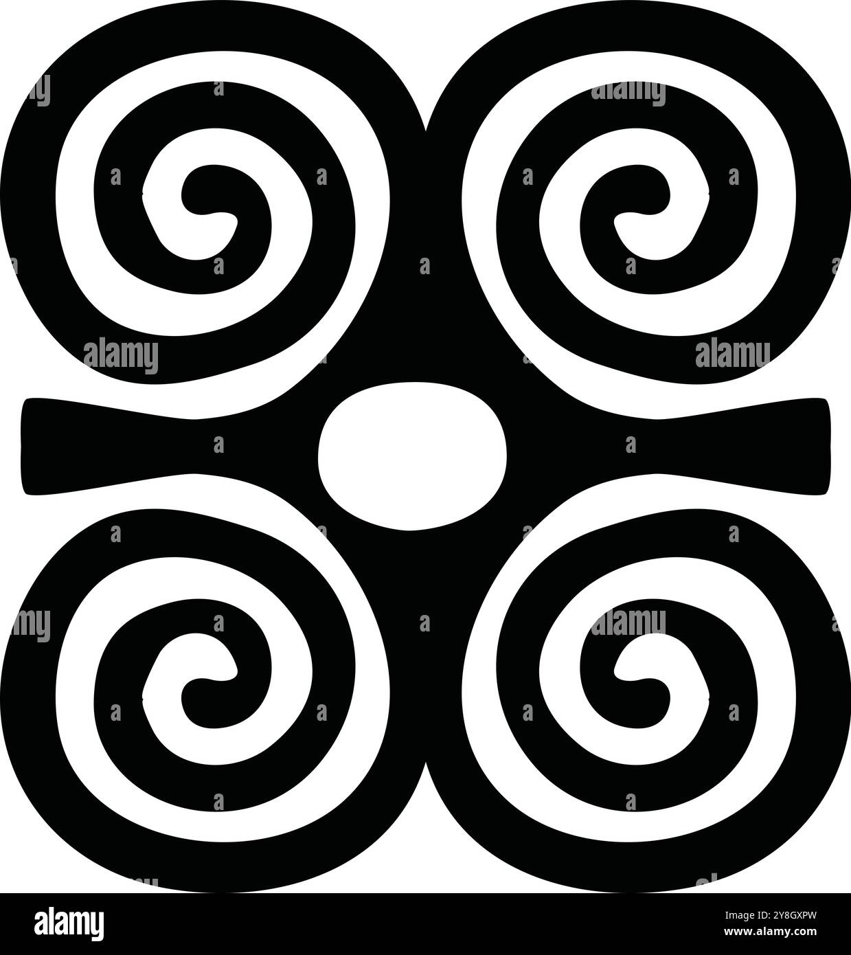 Dwennimmen West African Symbol. An Akan adwera symbol meaning the horns ...