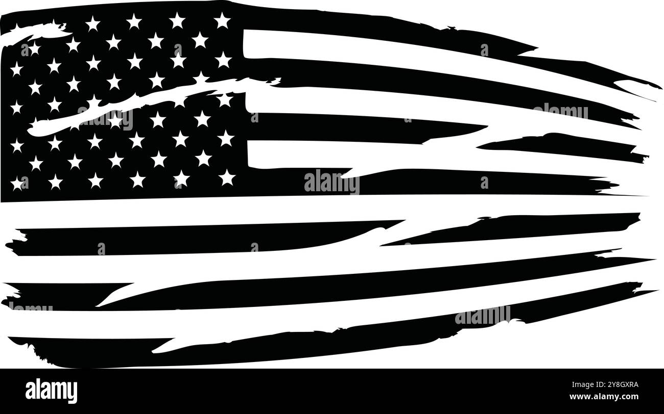 Drooping American Flag Black And White Upgraded Sun Visor Repair Kit,