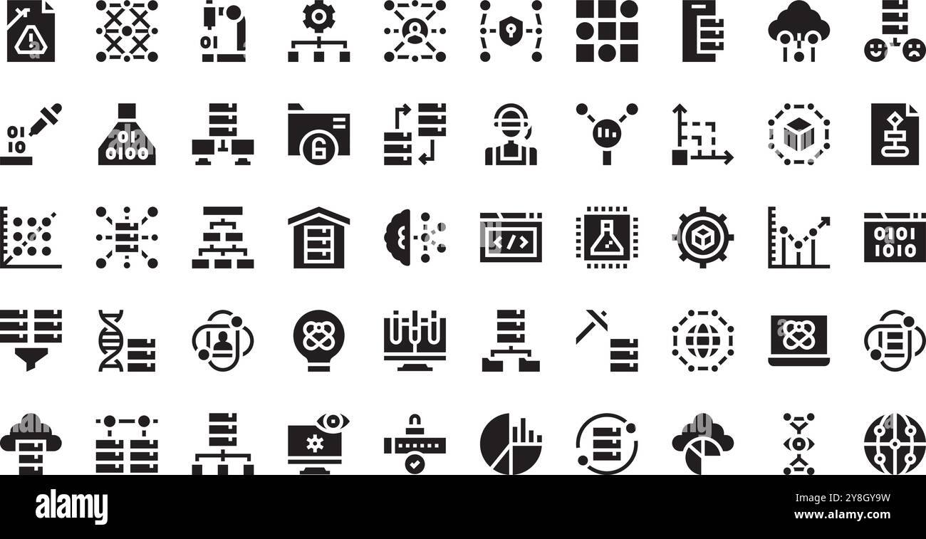 Data science icons High-Quality Vector Icons Collection with Editable ...