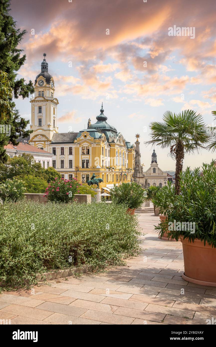 Old beautifully decorated buildings in a historic old town. Image from ...